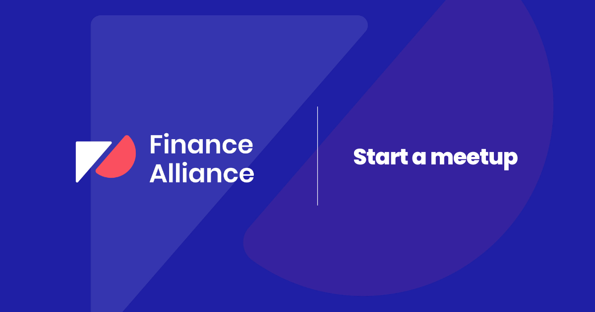 Start a Finance Alliance meetup