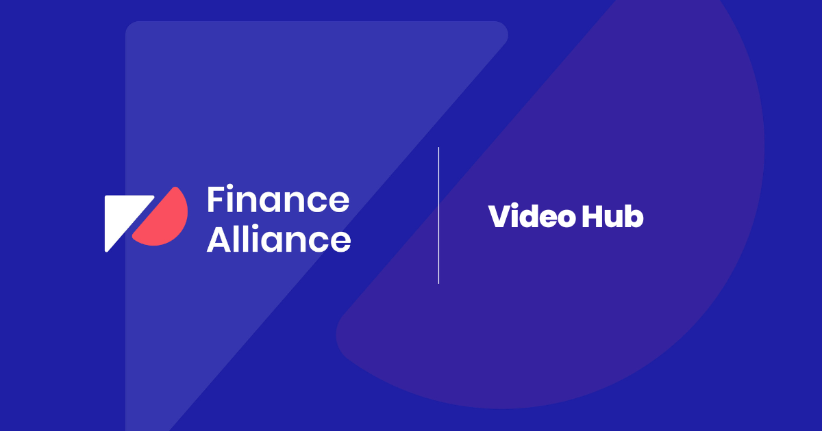 Finance Alliance video hub