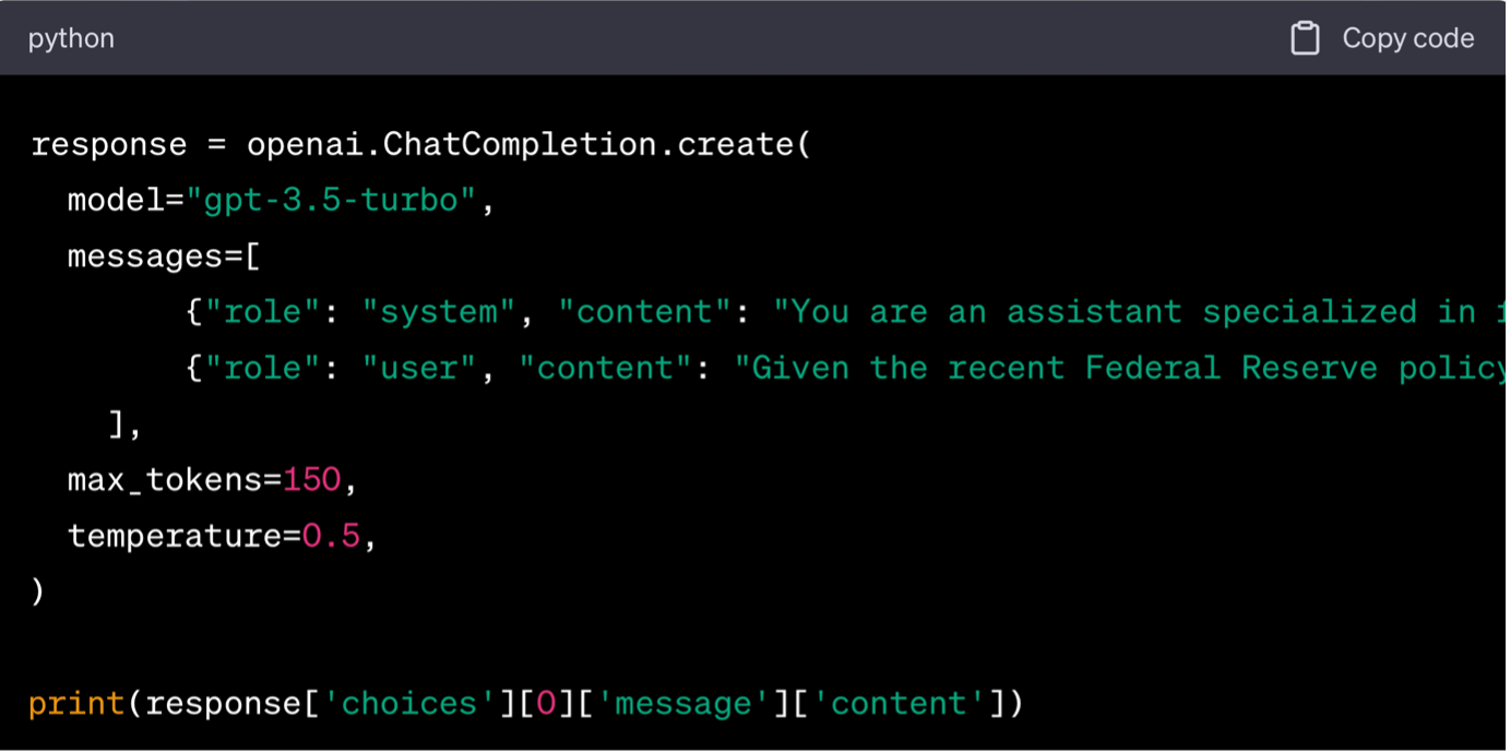 How to use ChatGPT with Python