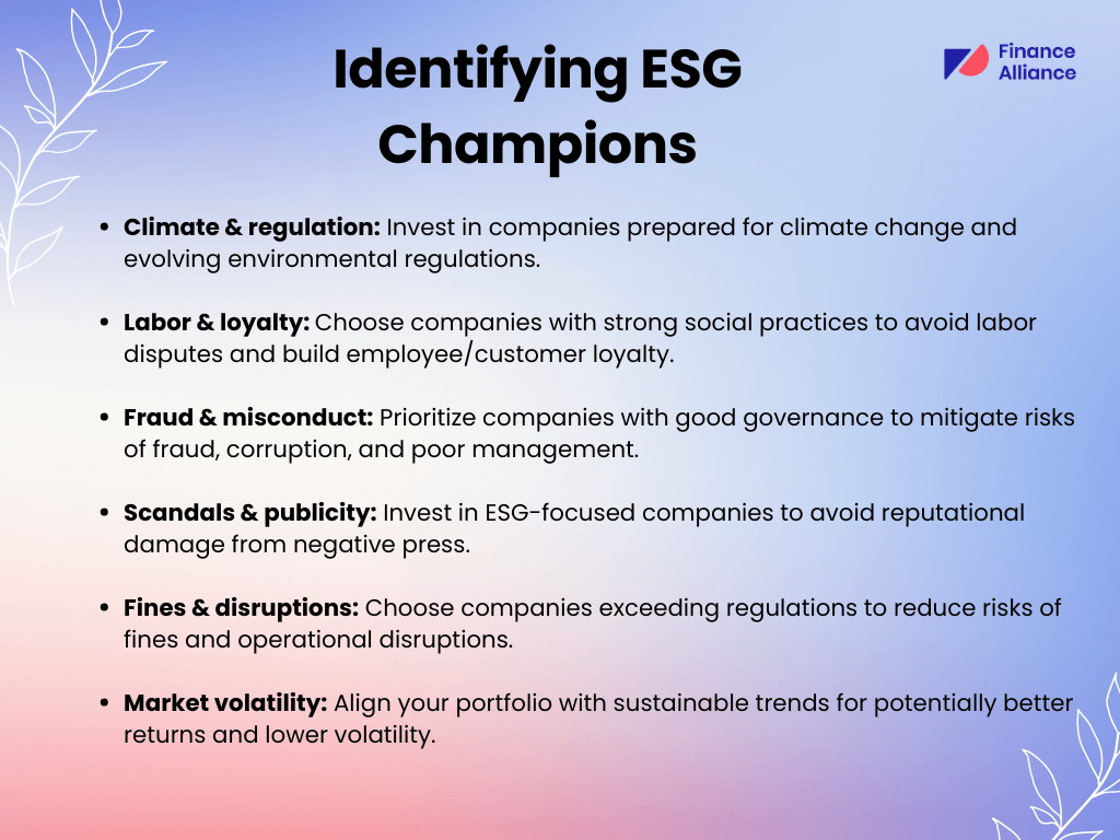 7 key benefits of ESG investing | Finance Alliance
