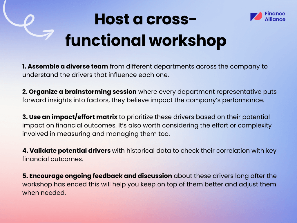 How to create a driver-based planning framework