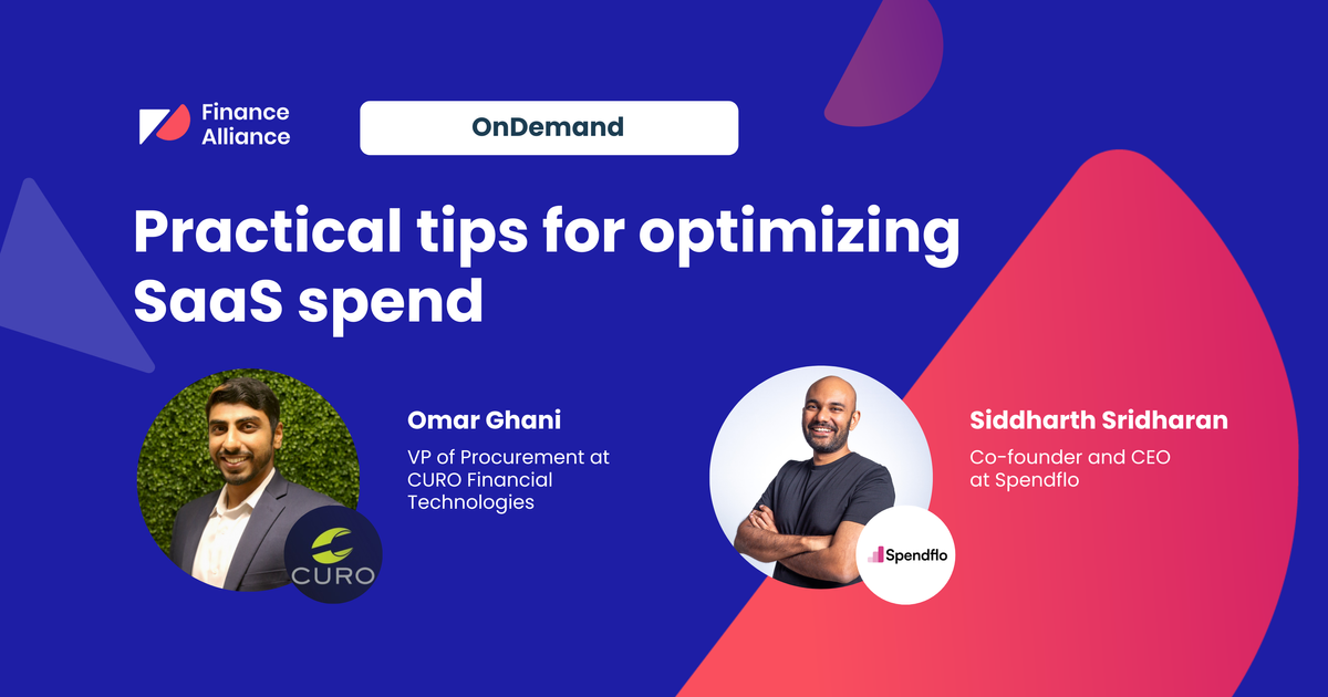 Practical tips for optimizing SaaS spend | Finance Alliance