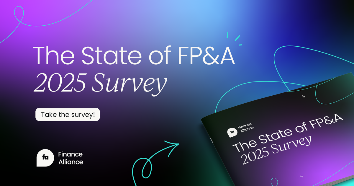 The State of FP&A 2025 Survey | Finance Alliance